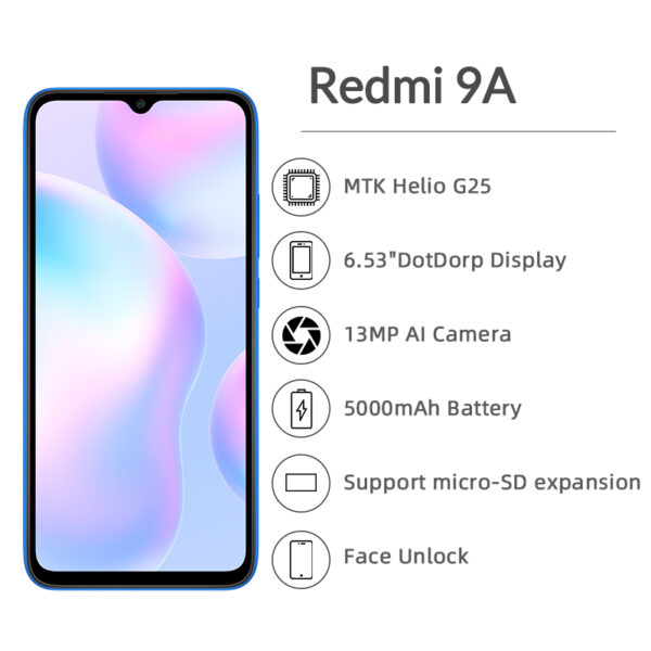 Celular Xiaomi Redmi 9A 32GB 2GB Verde - MySeller