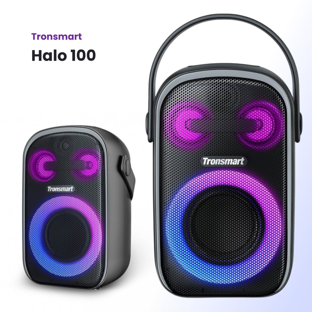 Tronsmart Halo 100/110 60w caixa de som bluetooth para Karaokê - MySeller